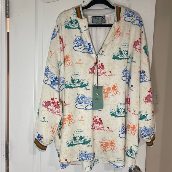 Gucci | Jackets & Coats | Gucci X Disney Quarter Zip Sweater | Poshmark